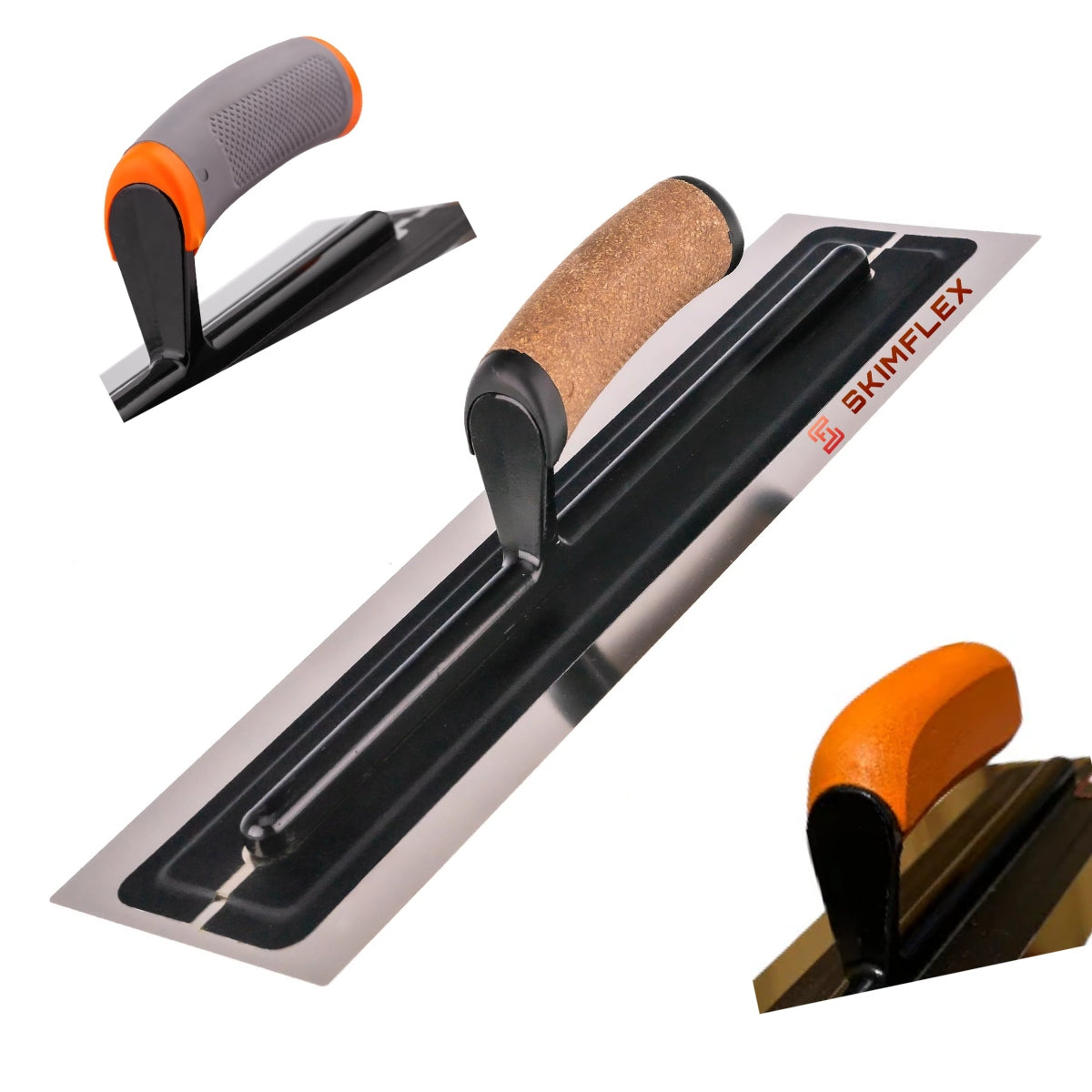 Skimflex Pro Ultraflex Plastering Trowel – 14" & 16" with Cork, Rubber ...